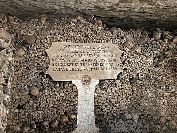 Tour a city of the dead beneath a city of the living in the Paris Catacombs